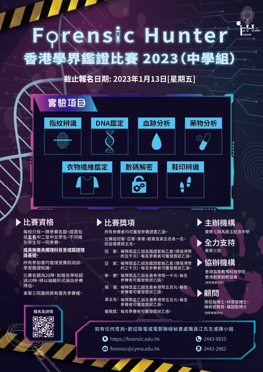 Forensic Hunter | 香港學界鑑證比賽 2023 （中學組）